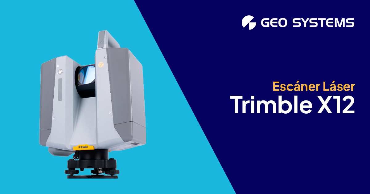 Trimble X12 | Escáner Láser 3D de Alta Precisión - Geo Systems Perú